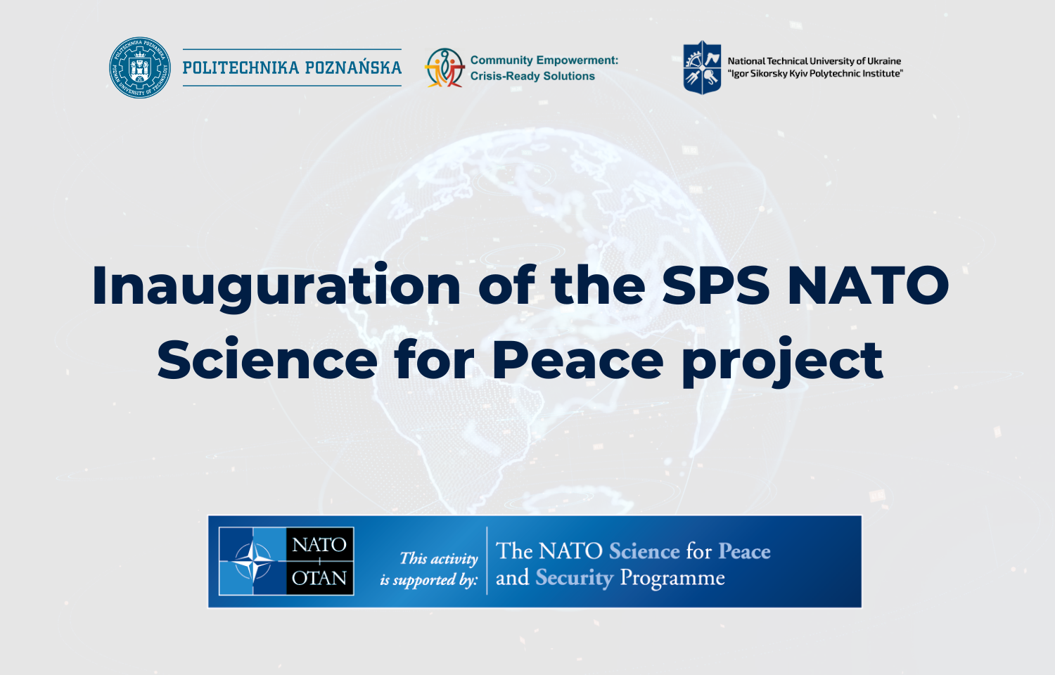Inauguration of the SPS NATO Science for Peace project | Politechnika Poznańska